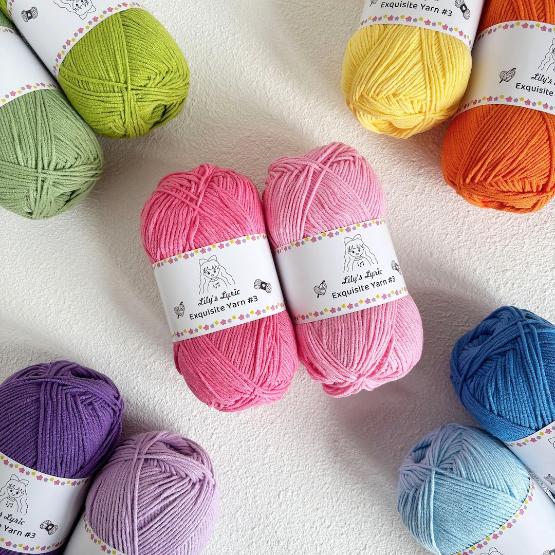 100g Exquisite Yarn 59 Colors | #3 DK 5ply | 200m/220yd | Yarn for ...