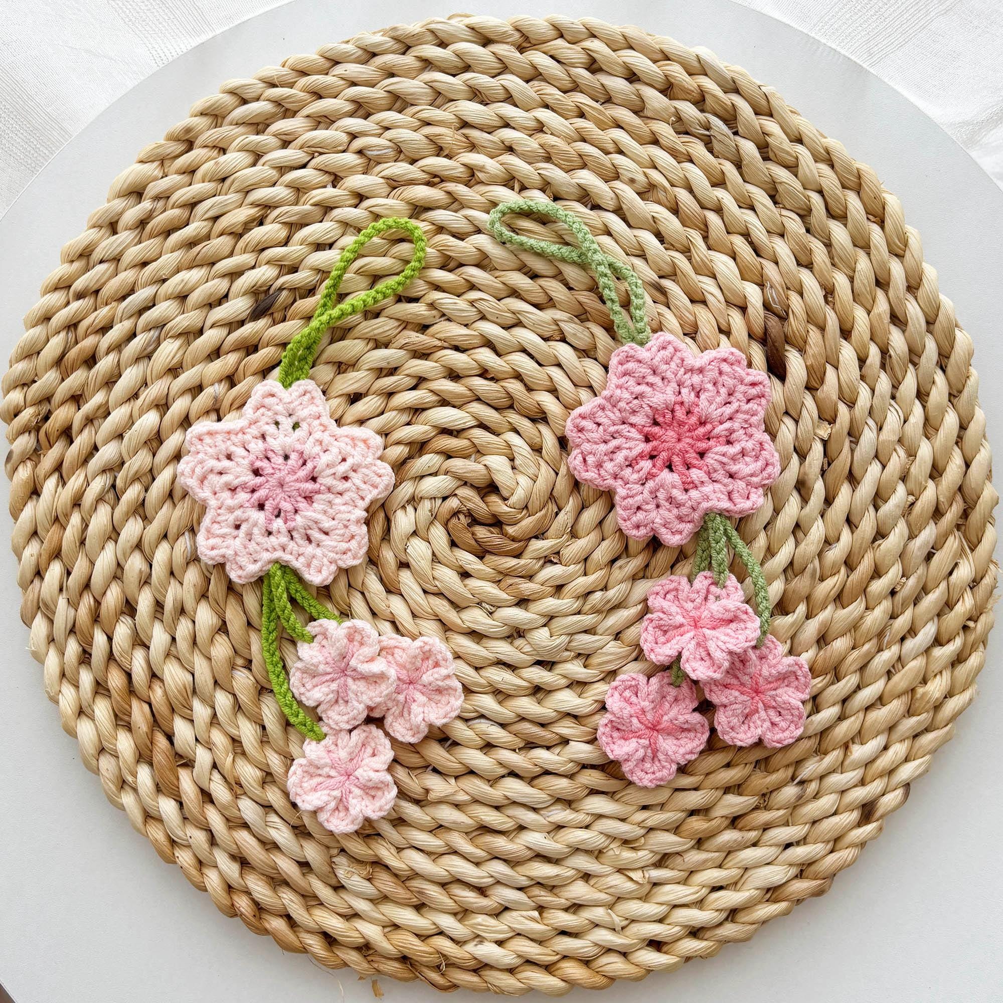Hanging Sakura Flower Crochet Pattern (digital Download PDF) - English ...