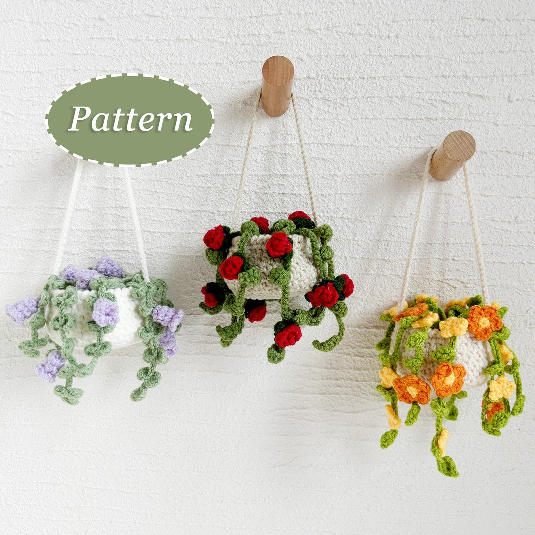 String of Flowers Crochet Pattern Bundle | Daisy, Rose and Morning ...