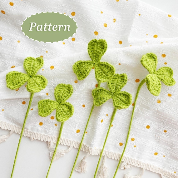 Crochet 4 Leaf Clover Pattern