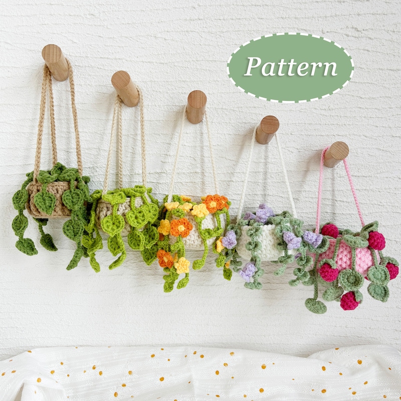 Hanging Plant Basket Wall - Etsy