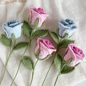 Bell Rose Crochet Pattern | Crochet Flowers Bouquet | Digital Download ...