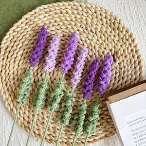 Flower Crochet Kit Lavenders With Paper Bag | Step-by-step Video ...