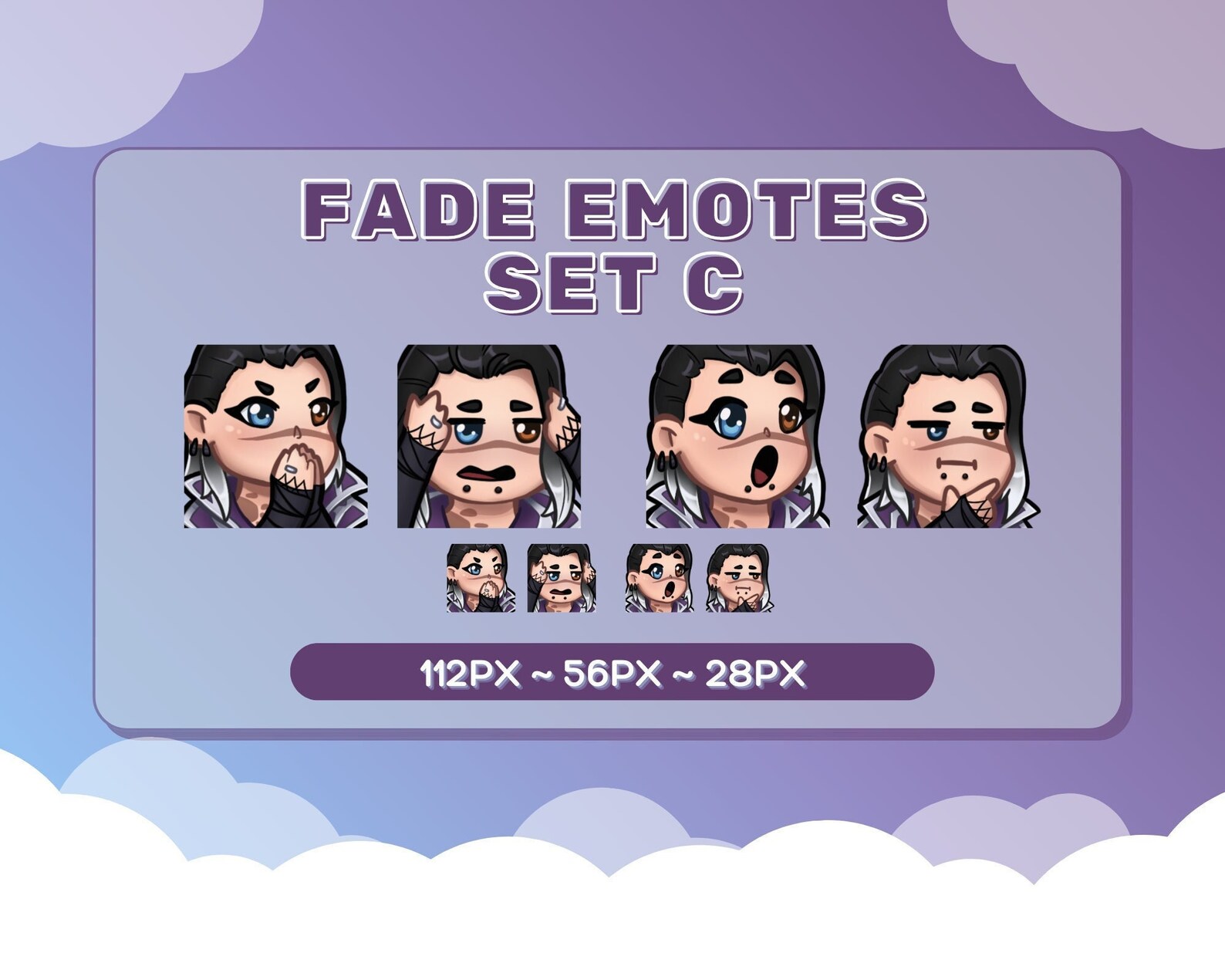 FADE Valorant Emote Pack Set C Twitch Discord Fade Cute - Etsy