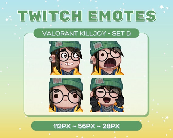 KILLJOY Valorant Emote Pack Set D Twitch Discord Killjoy - Etsy