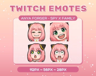 Anya Discord Emotes - Etsy