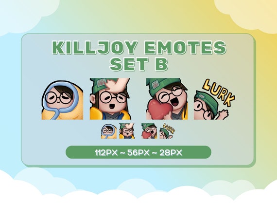 KILLJOY Valorant Emote Pack Set B Twitch Discord Killjoy - Etsy