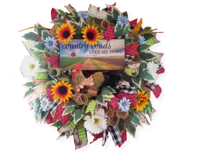 Wagon Wheel Wreath - Etsy
