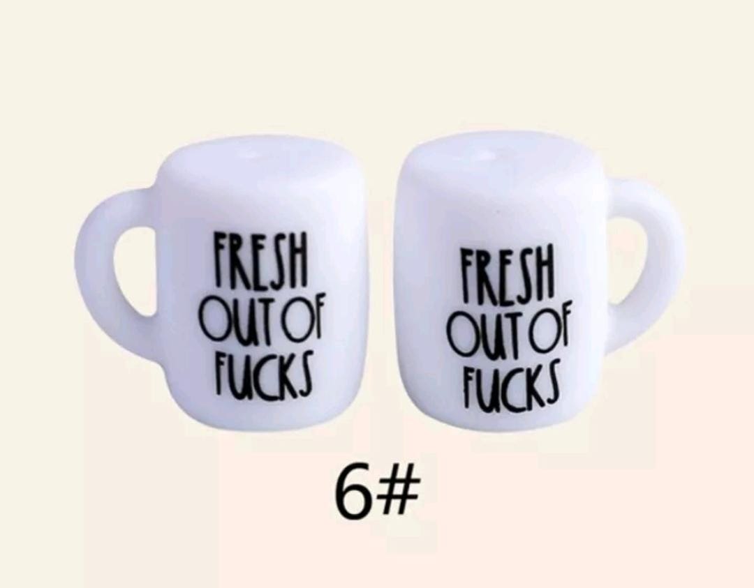 5 Pack Swear Words Bad Language Funny Coffee Mug Tea Cup, Food Grade ...