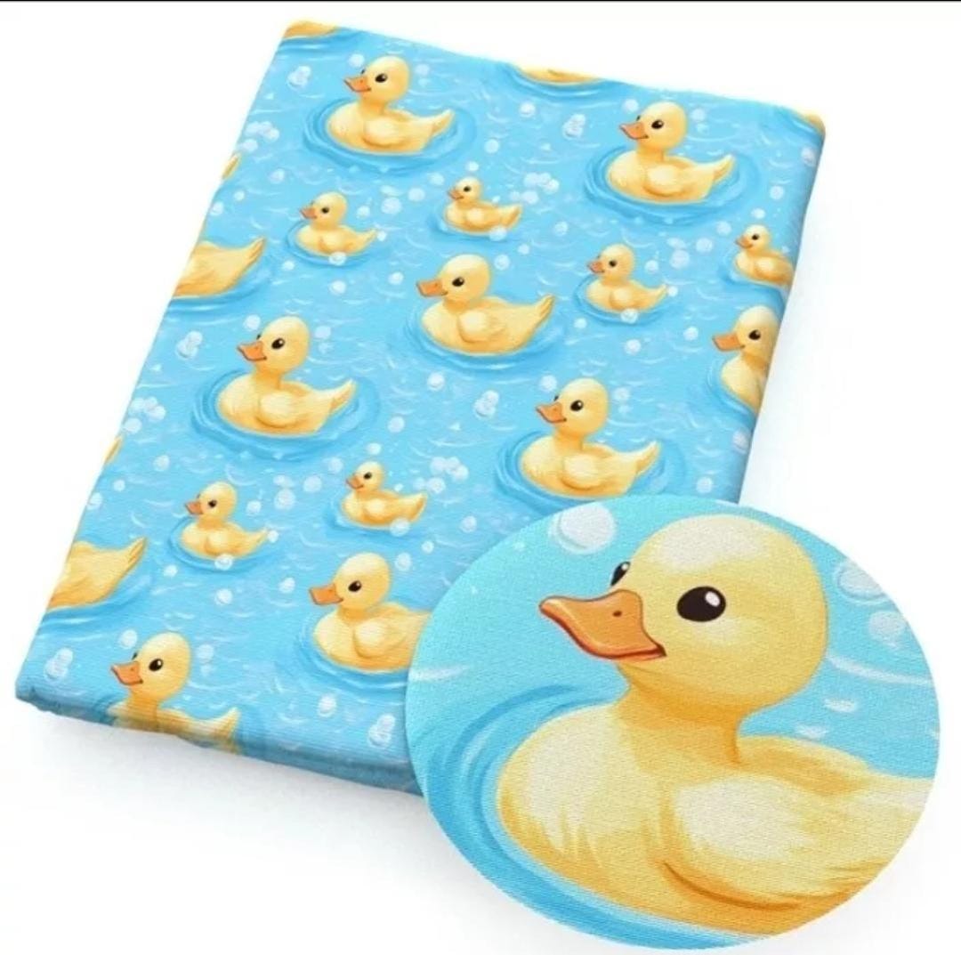 Roll LITCHI Duck Ducky Rubber Ducky Bath Faux Leather Vegan Synthetic ...