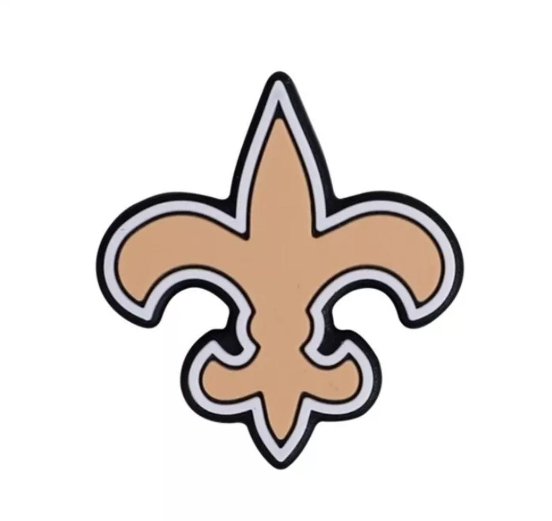 5 Pack Focal Beads New Orleans Saints Football Team, Food Grade, for ...