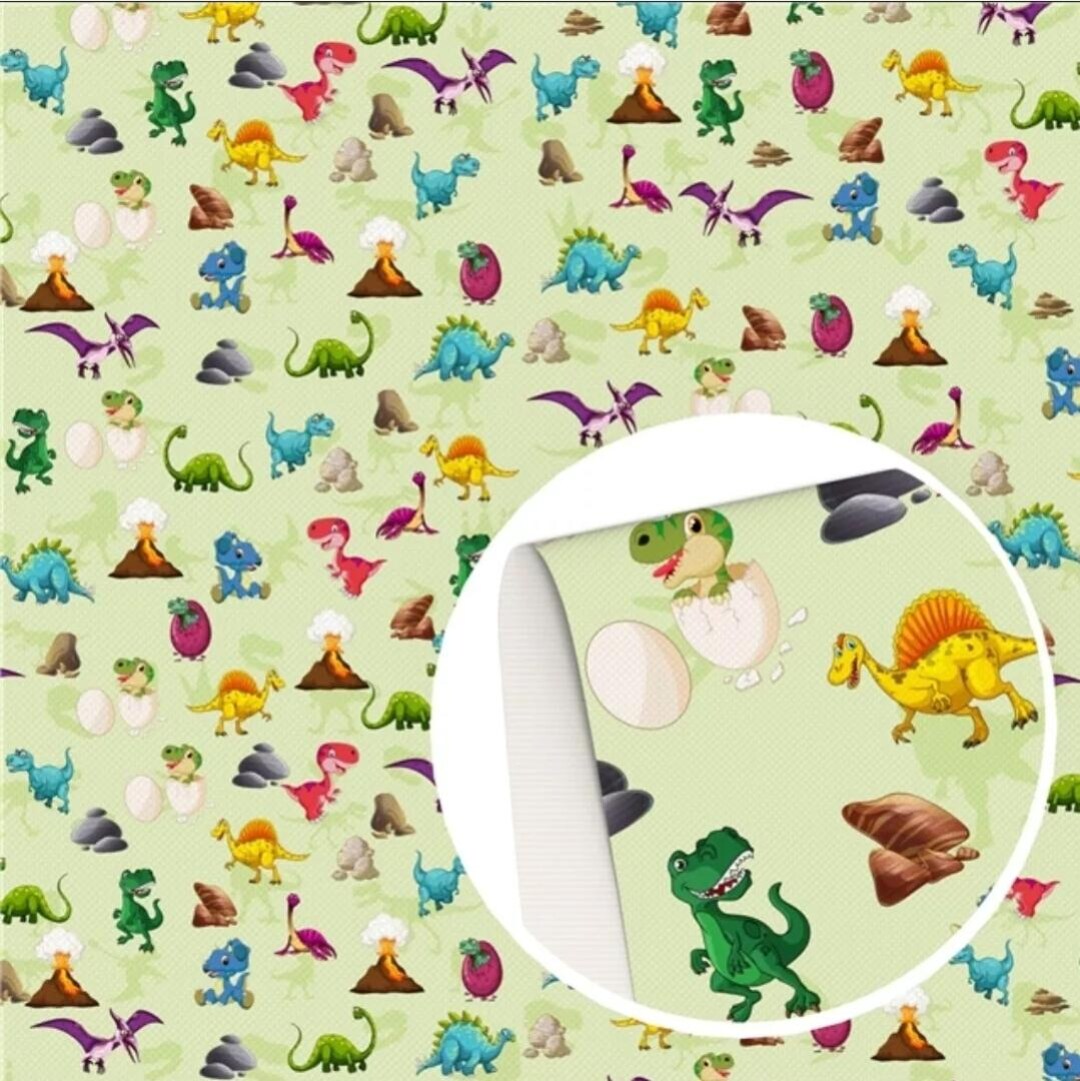 Dinosaur Dino Baby Egg Dinosaurs FAUX Leather Craft Sheet 8" X 12 ...
