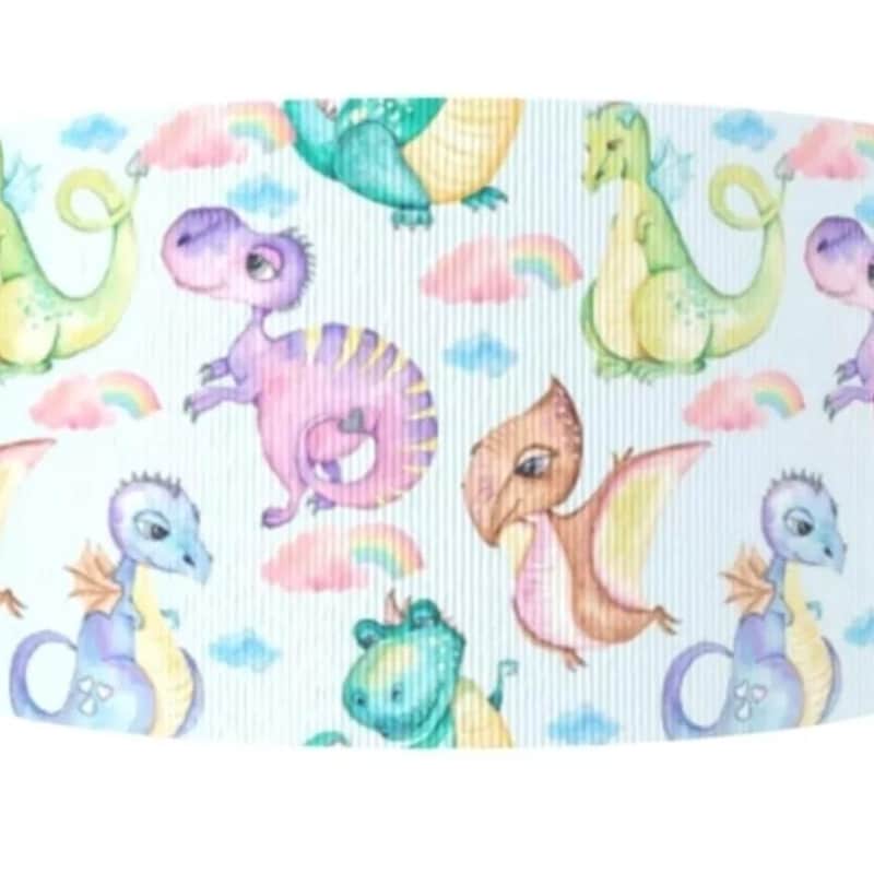 Dinosaur Ribbon - Etsy