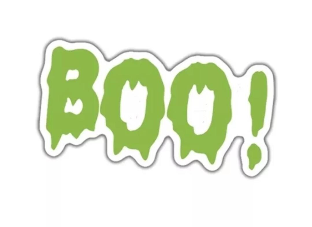 5 Pc. Green Boo Ghost Spooky Fall Autumn Planar Resin Acrylic Flatback ...