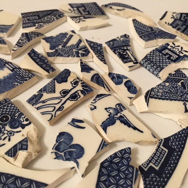 Broken China Mosaic - Etsy