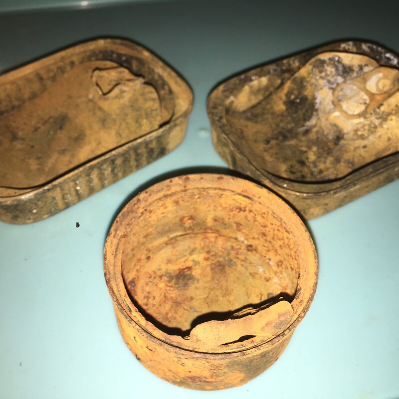 Rusty Lids - Etsy