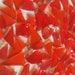 VINTAGE BROKEN GLASS Pieces/red/ - Etsy