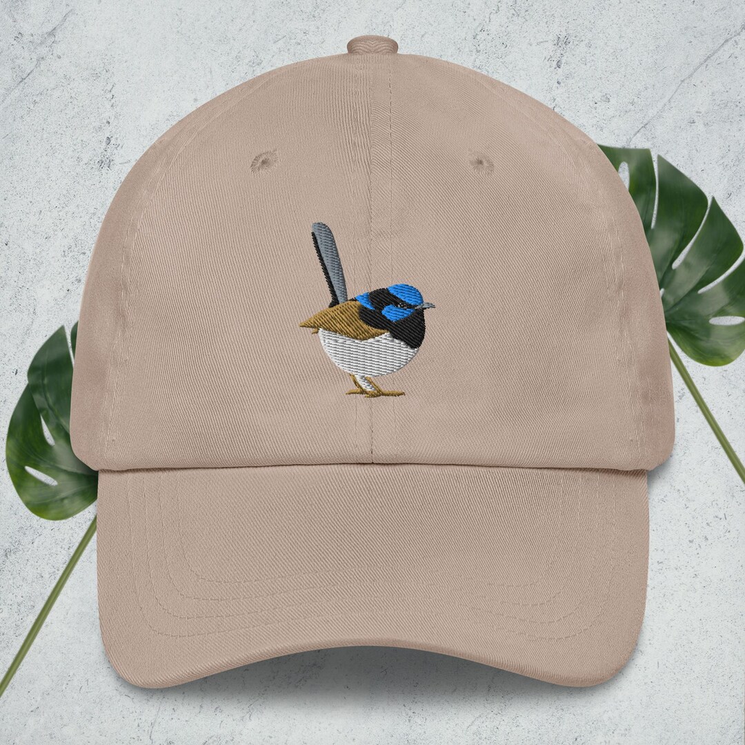 Superb Fairy Wren Hat, Embroidered Fairy Wren Hat - Etsy