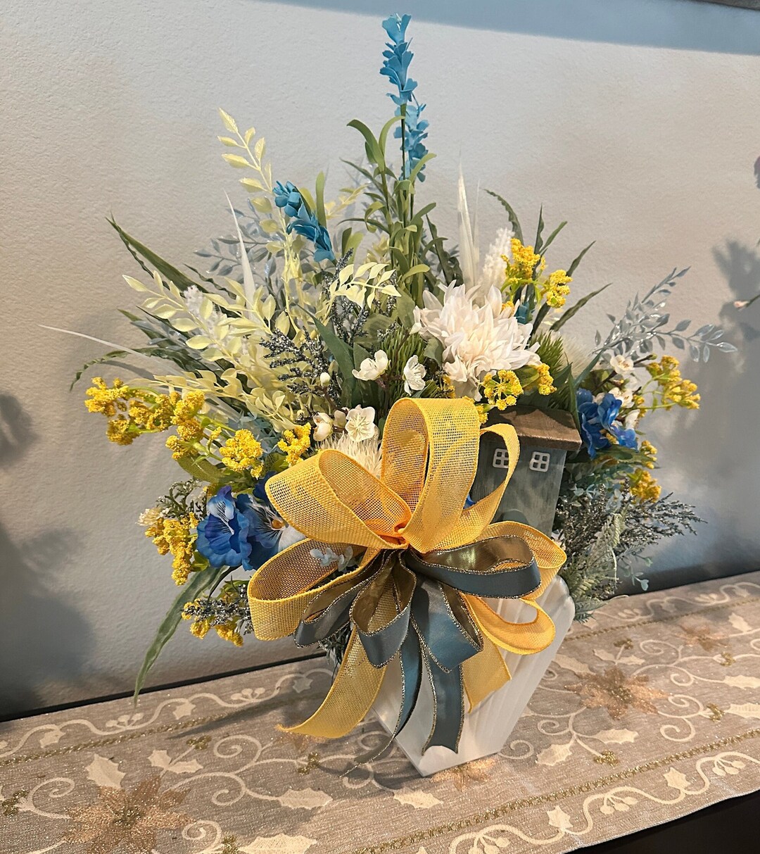 Beach Floral Centerpiece, Shell Beach Centerpiece, Summer Centerpiece ...