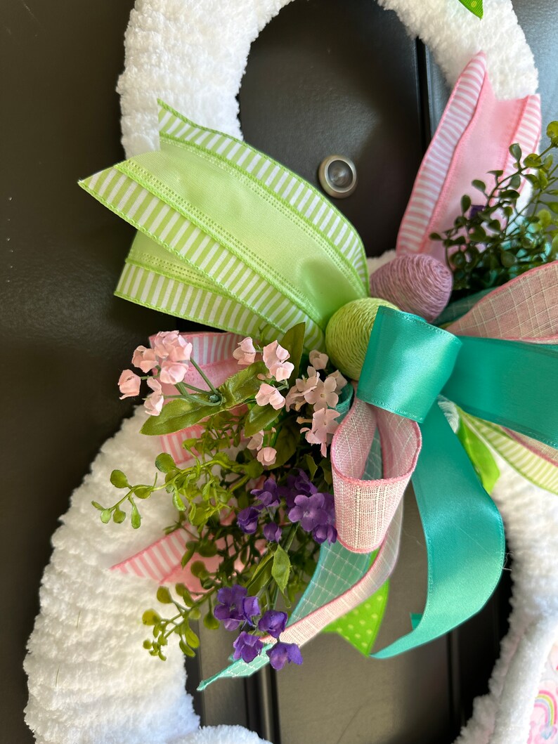 Easter Bunny Wreath Spring Bunny Wreath Summer Wreath - Etsy