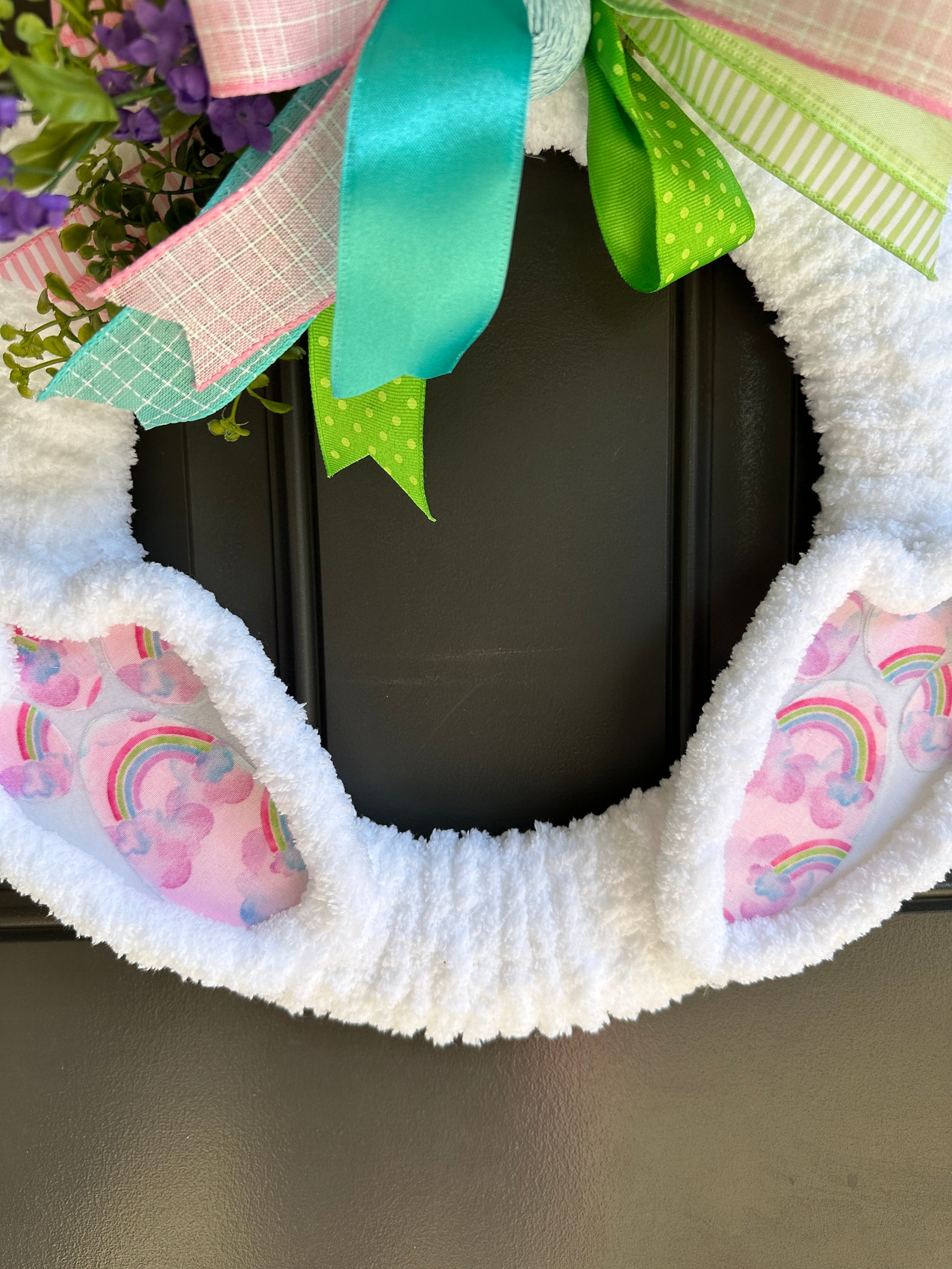 Easter Bunny Wreath Spring Bunny Wreath Summer Wreath - Etsy