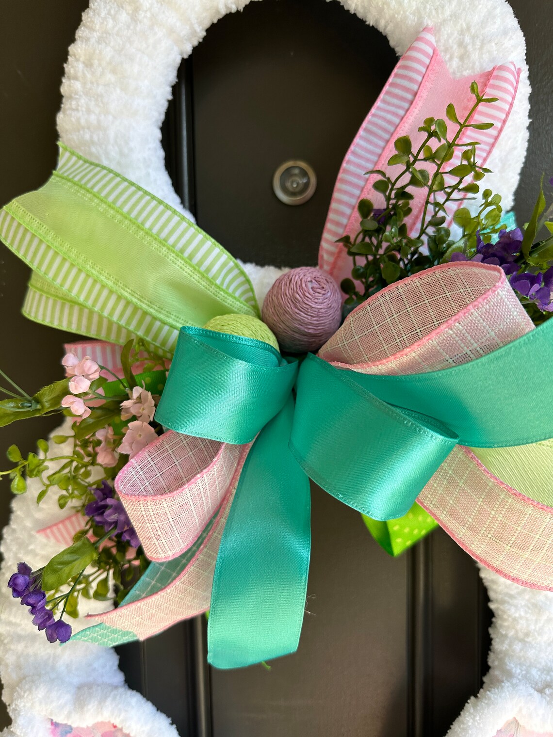 Easter Bunny Wreath Spring Bunny Wreath Summer Wreath - Etsy