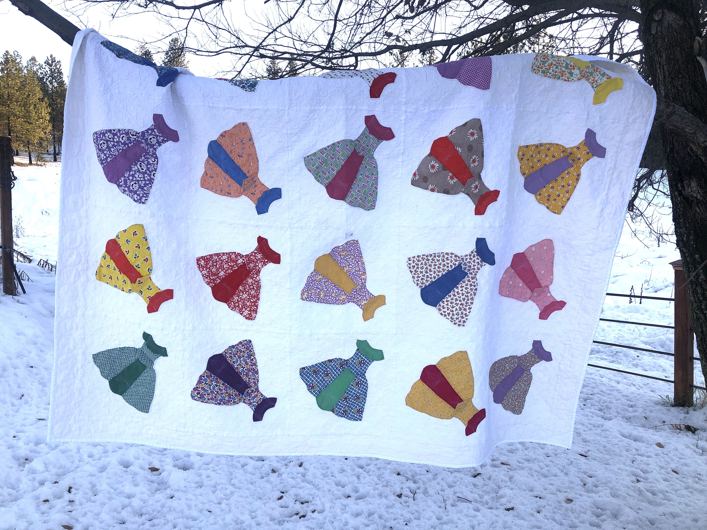 Vintage Dancing Girls Quilt 1930s - Etsy