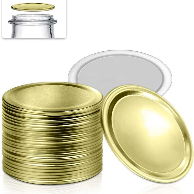 Gold Jar Lids - Etsy