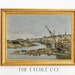 Antique Harbor Scene Fine Art Print, Historic Nautical Artwork, Old ...