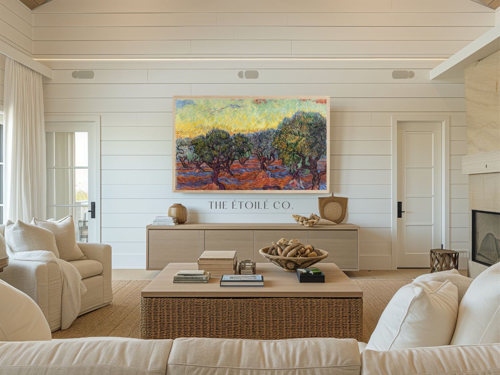 L’allée Aux Deux Promeneurs Print, Impressionist Landscape Art, Summer ...