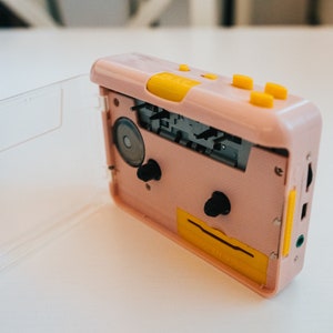 Portable Stereo Cassette Player Stylish/modern Player Pink - Etsy UK