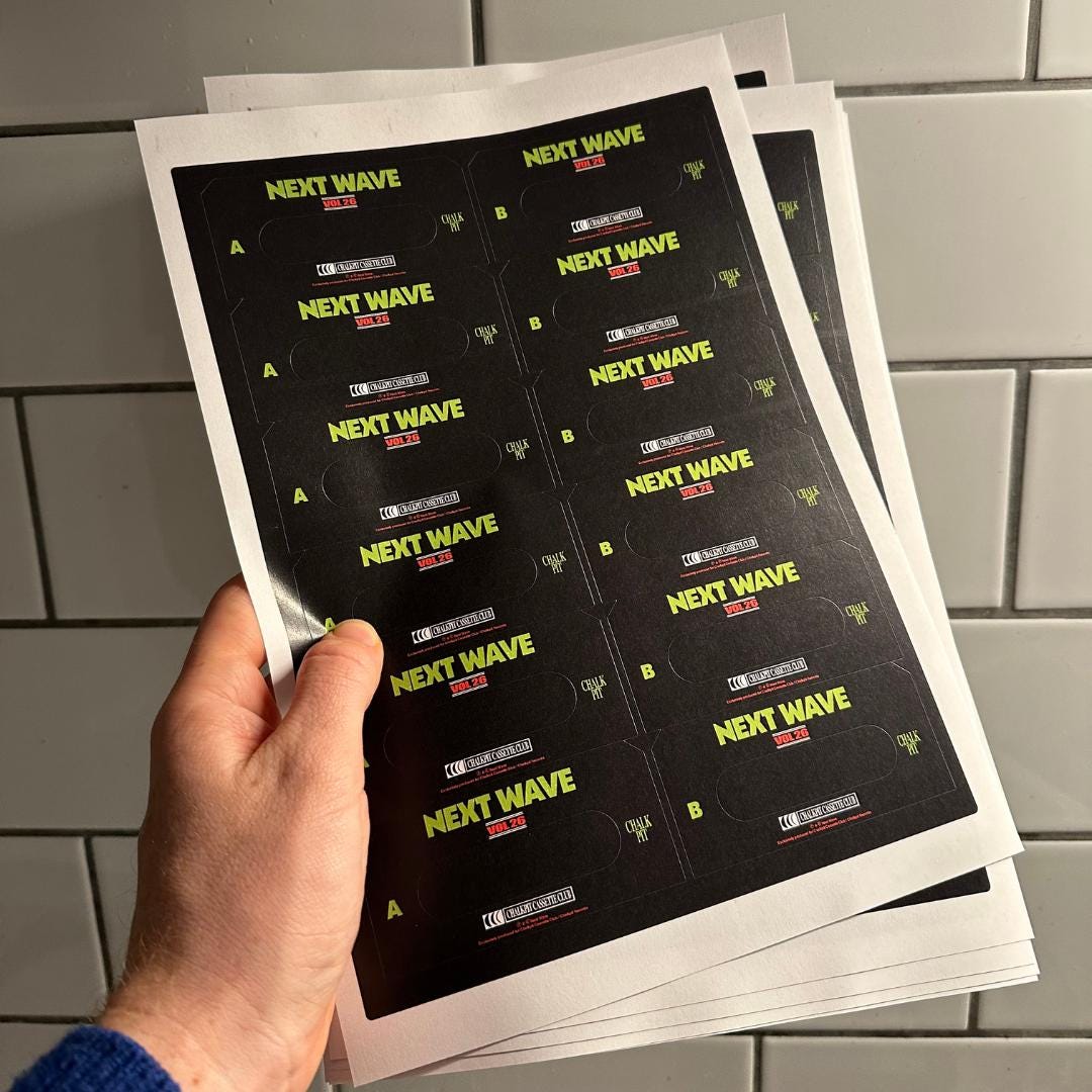 A4 Cassette Sticker Sheets for Custom Mixtape Stickers - Etsy