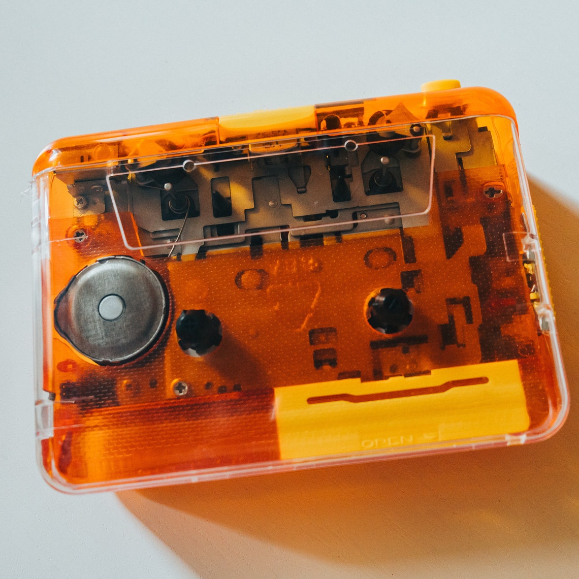 Portable Stereo Cassette Player - Stylish/modern Player - Transparent ...