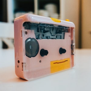 Portable Stereo Cassette Player Stylish/modern Player Pink - Etsy UK