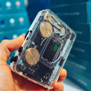 Portable Stereo Cassette Player - Stylish/modern Player - Transparent ...
