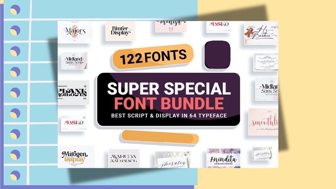 Super Special Font Bundle, Wedding Font, Modern Font, Display Font, Cricut Font, Vintage Font ...