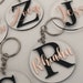 Personalised Keyring Letter / Name Custom Keyring Personalised Initial ...