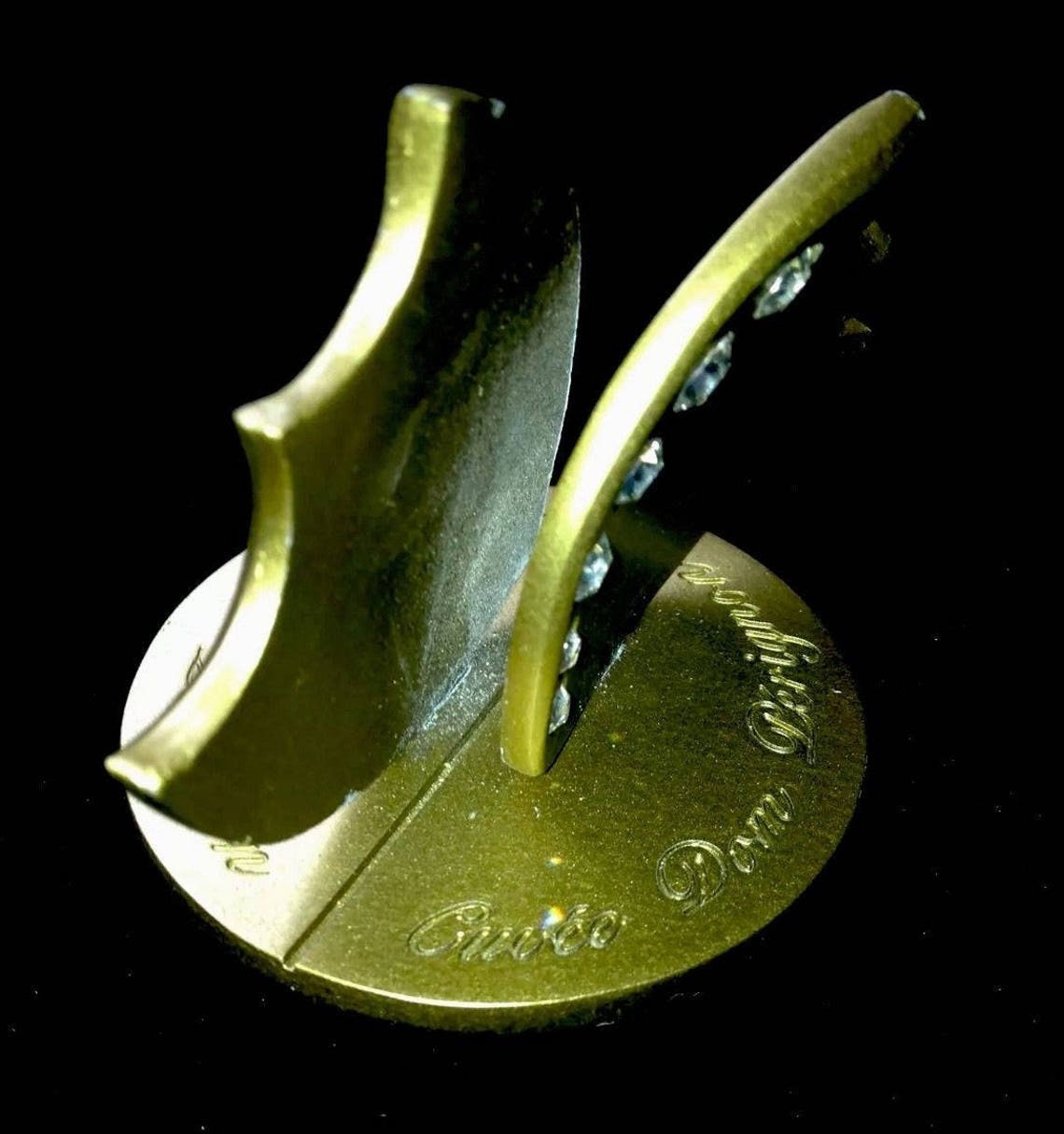 Dom Perignon Champagne Menu Letter Photo Holder V Rare Swarovski ...