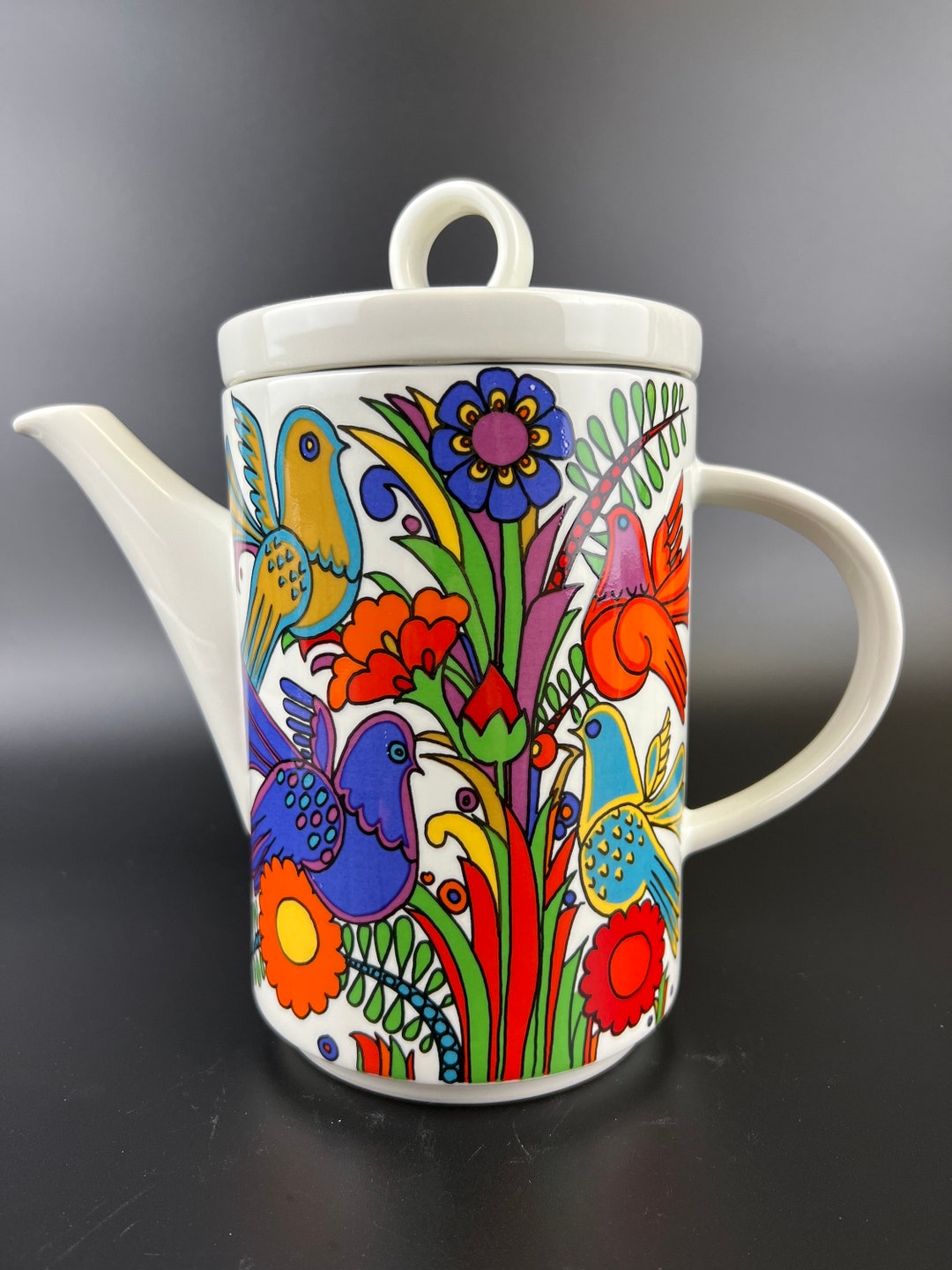 Large 80s Villeroy & Boch Coffee Pot Acapulco Pot - Etsy