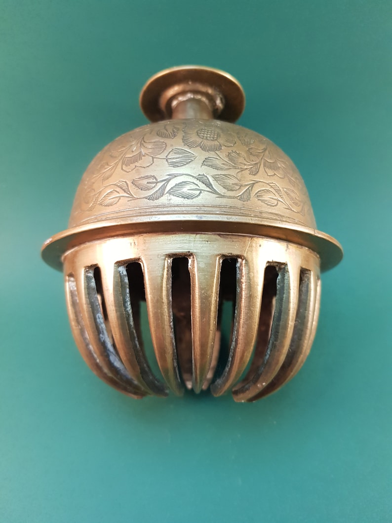 Large Brass Elephant Claw Bell - Etsy