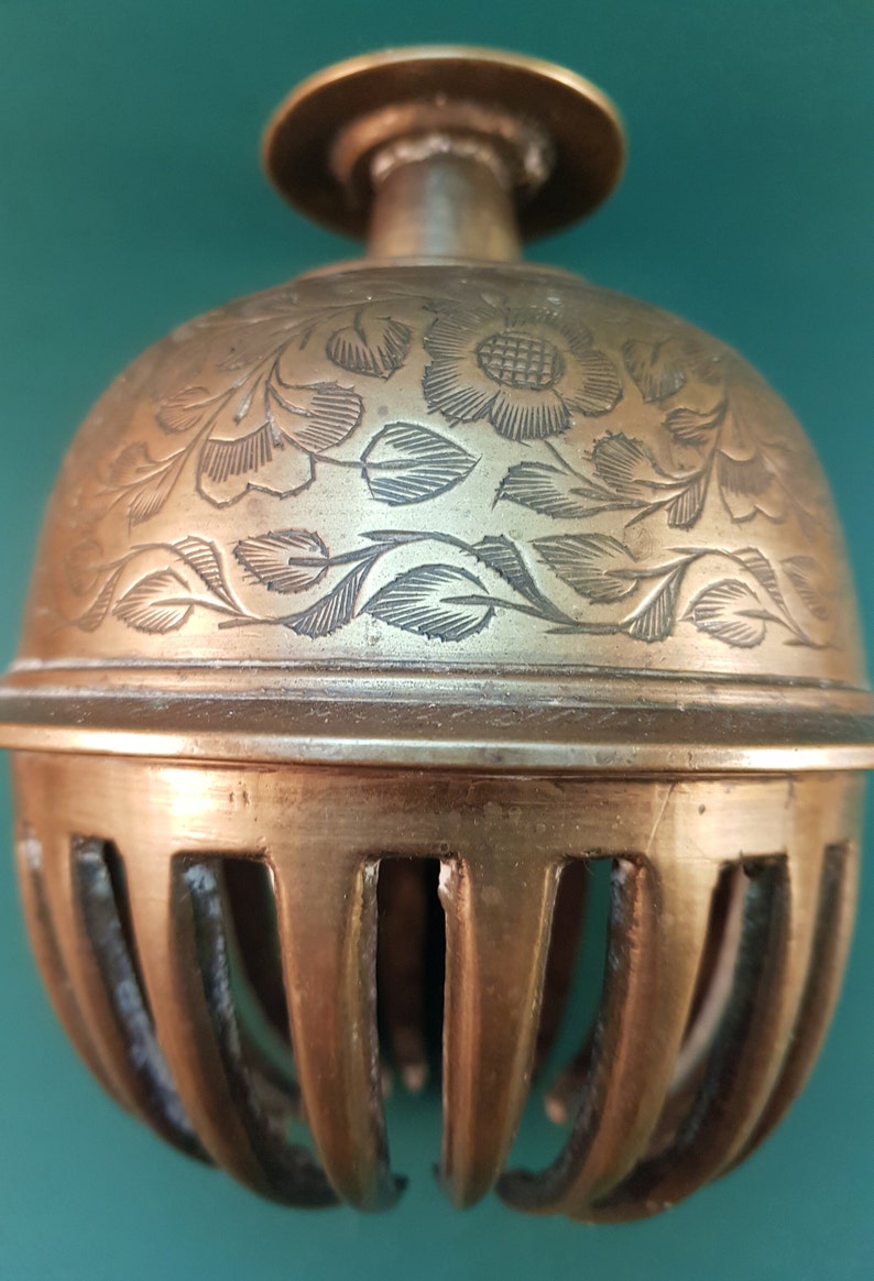 Large Brass Elephant Claw Bell - Etsy