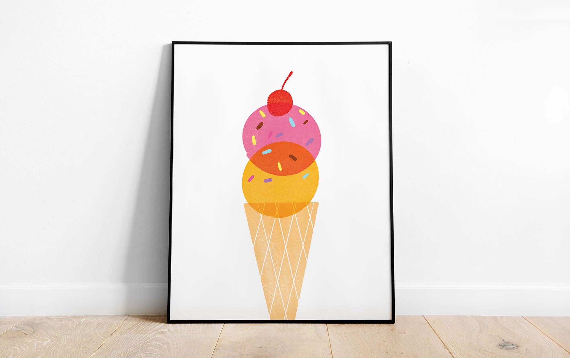 Ice Cream Poster | PRINTABLE Art for Kids Bedroom and Nursery, Kids ...