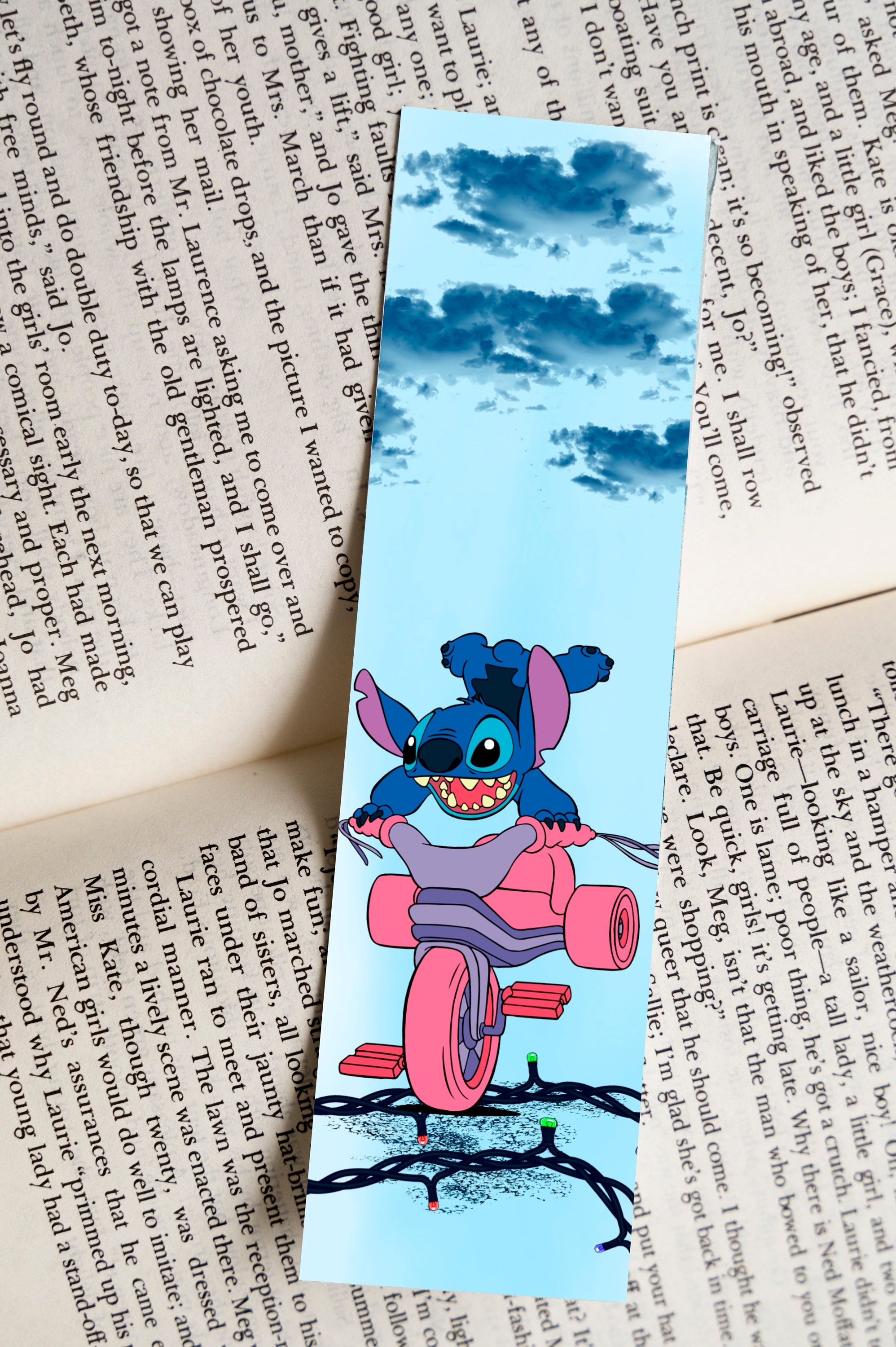 Stitch and Angel Bookmark, Stitch Theme Bookmark - Etsy