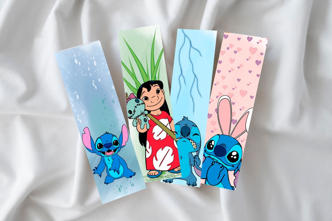 Stitch and Angel Bookmark, Stitch Theme Bookmark - Etsy UK