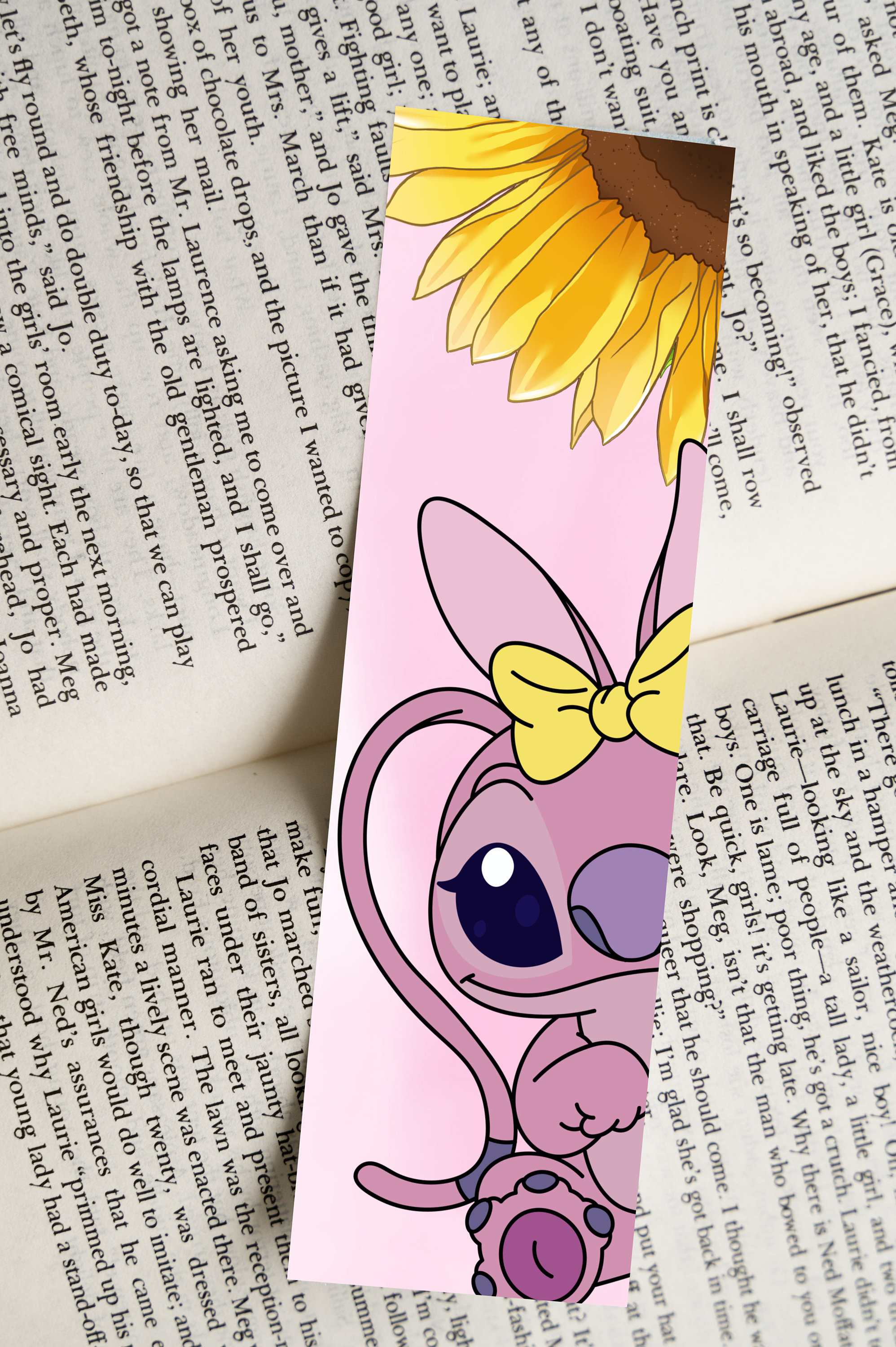 Stitch and Angel Bookmark, Stitch Theme Bookmark - Etsy UK