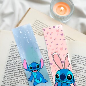 Stitch and Angel Bookmark, Stitch Theme Bookmark - Etsy UK