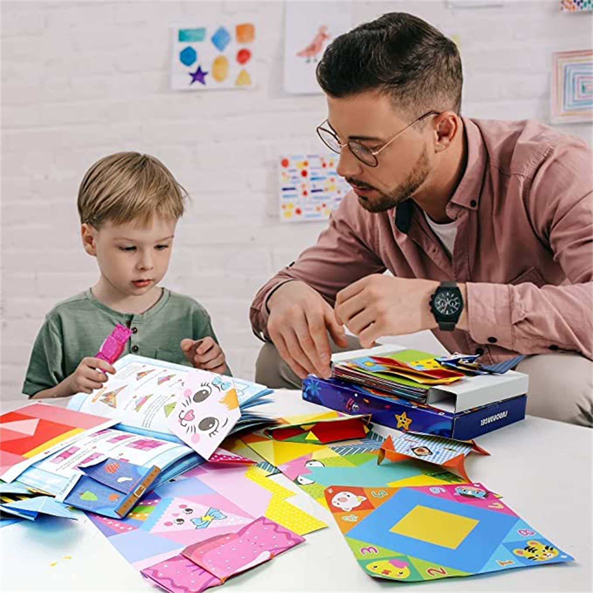 Origami Paper Kit for Kids,paper Crafts for Kids 3-12 Years Old 144 ...