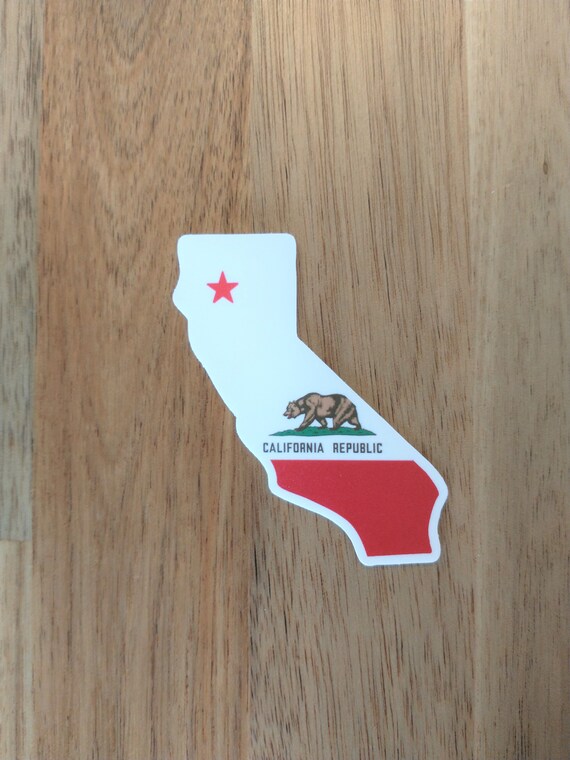 California Sticker 3 Weatherproof Vinyl - Etsy