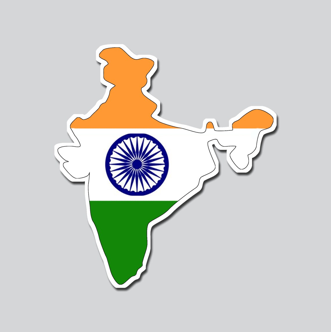 India Sticker 3 Weatherproof Vinyl - Etsy