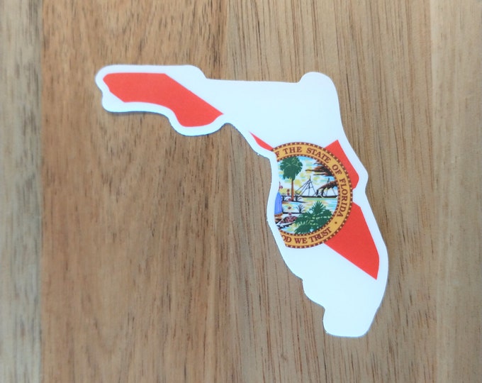 Florida Sticker 3 Weatherproof Vinyl - Etsy